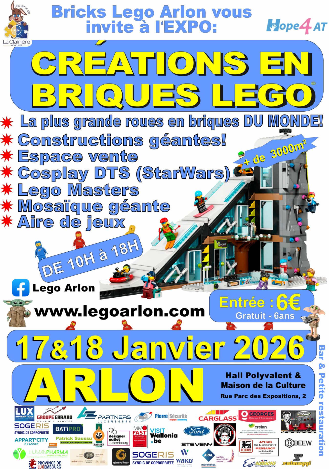 EXPO BRICKX LEGO ARLON - Hall Polyvalent Arlon